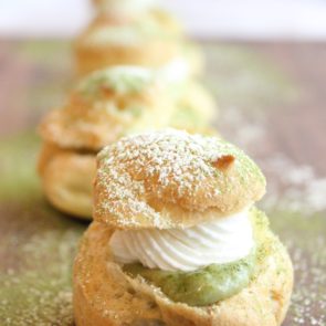 Matcha Cream Puffs - Jugetsudo USA